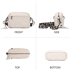 KL928 Small Crossbody Bags for Women, Soft FAUX Leather Cell Phone Purse，Adjustable Strap Shoulder Handbags Wallet Purse