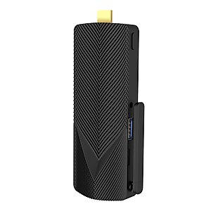 AZULLE Access4 Pro Zoom Mini PC Stick 4GB/64GB with Lynk Remote – Business & Home Video Powerful Portable Computer with Ethernet Port- Gemini Lake J4125 Processor