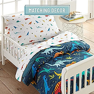 Wildkin 10 Inch Kids Storage Cube for Boys & Girls, Toy Storage Features Front Pull Tab & Cardboard Insert, Cube Storage Helps Kids Supplies Organized in Bedroom or Playroom (Jurassic Dinosaurs)