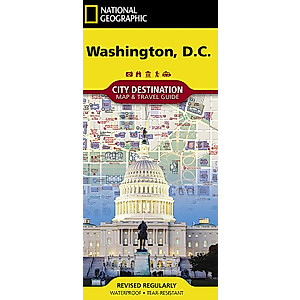 Washington D.C. Map (National Geographic Destination City Map)