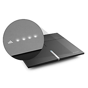 One for All 16472 HDTV 1080p Amplified Indoor TV Antenna 50 Mile Range with Multi Directional Reception, 8 Feet Coaxial Cable & Signal Level Indicator - Black