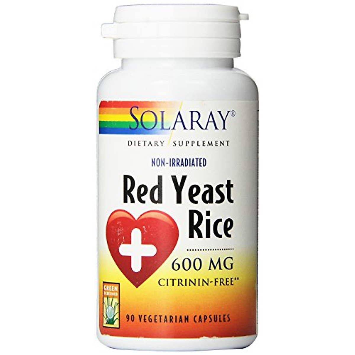 Solaray Red Yeast Rice Capsules, 600 mg, 90 Count