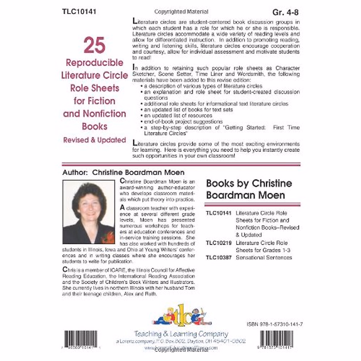25 Reproducible Literature: Circle Role Sheets for Fiction and Nonfiction Books