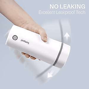 Kompoll Travel Electric Kettle, Fast Water Boil Small Portable Kettle, Stainless Materials Automatic Shut off Tea Pot, Dry Protection and Separable Power Cord, Suitable for Milk, Coffee, Water and Tea