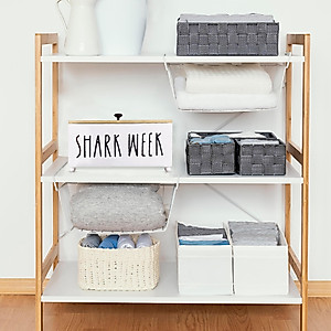 Tampon Holder for Bathroom: Premium Wooden Organizer Box with Moveable Compartments & Secure Lid - Feminine Pad Storage Container, Sanitary Cotton Dispenser & Personal Care Product Holder