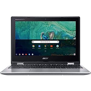 Acer Newest Convertible 2-in-1 Metal Body Chromebook-11.6 inches HD IPS Touchscreen, Intel Celeron Dual-Core Processor Up to 2.4Ghz, 4GB RAM, 32GB SSD, WiFi, Chrome OS (Renewed)