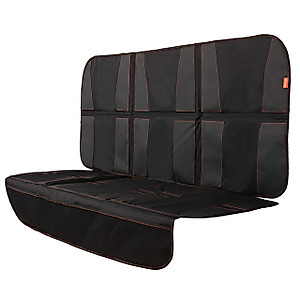 Diono Ultra Mat Fits3 Across Extra Large Car Seat Protector for Complete Protection Against Dirt & Scratches, Crash Tested, High Strength, Water Resistant with Thick Padding for Durable Protection