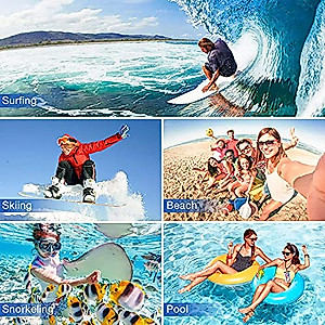 ProCase Waterproof Pouch Cellphone Dry Bag Underwater Case for iPhone Xs Max XR X 8 7 6S Plus, Galaxy S10 Plus S9 S8 +/Note 9 8, Pixel 3 2 XL up to 6.5" - 3 Pack, Clear