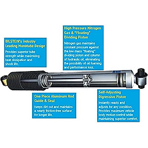 Bilstein 33-187297 2" Lift Front Shock Ford F250/350