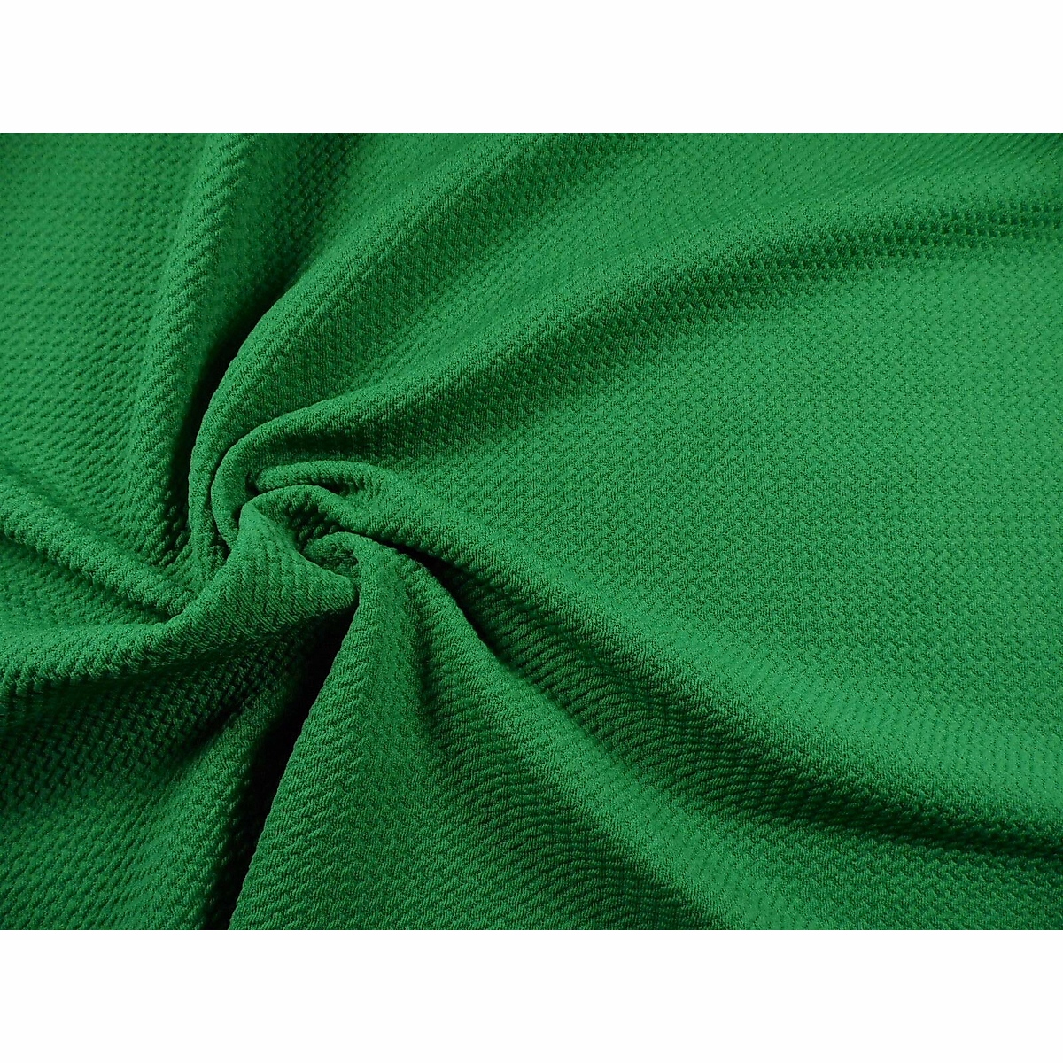 Bullet Textured Liverpool Fabric 4 Way Stretch Kelly Green Q50