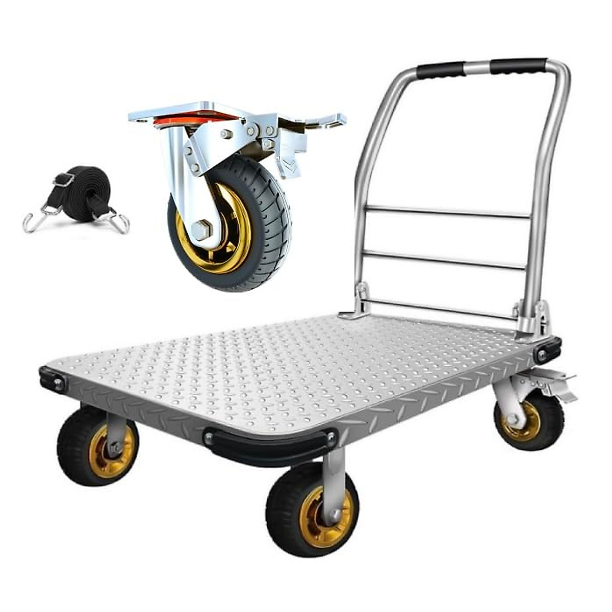 Folding Platform cart Dolly cart Push Cart Dolly Moving Platform (2000LBS(36X24 INCH))