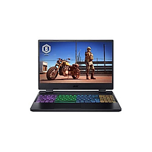 Acer 2023 Nitro AN515 15.6" 144Hz FHD IPS Gaming Laptop 12th Intel i7-12700H 14-Core Nvidia RTX 3060 6GB 16GB DDR5 1TB SSD WiFi 6 RJ-45 Thunderbolt 4 RGB Backlit KB Windows 11 Home w/RATZK 32GB USB