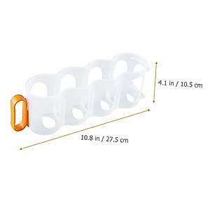 Baluue 6 Pcs Cans Organizer Dispensador De Cerveza Stackable Storage Box Fridge Organizer Cans Freezer Drink Organizer Beverage Bins Fridge Organizer Drinks Fridge Soda Can Dispenser Beer