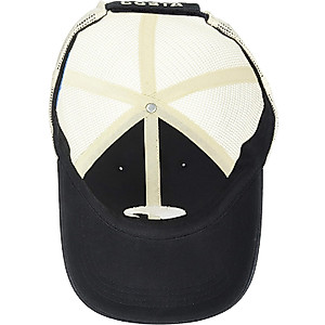 Costa Del Mar teen Trucker Hat, Black + Stone, One Size US