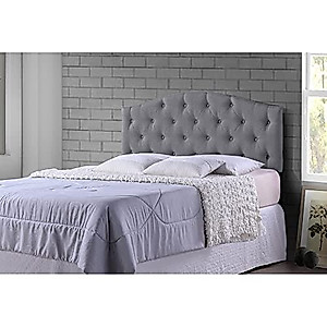 Baxton Studio Myra Headboard, Queen, Grey