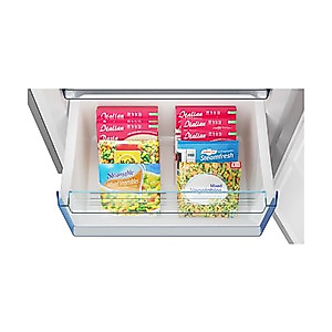 SHARP SJB1255GS Refrigerator with Bottom-Freezer, Counter-Depth, 24 Inch, 11.5 Cubic Foot, Stainless Steel