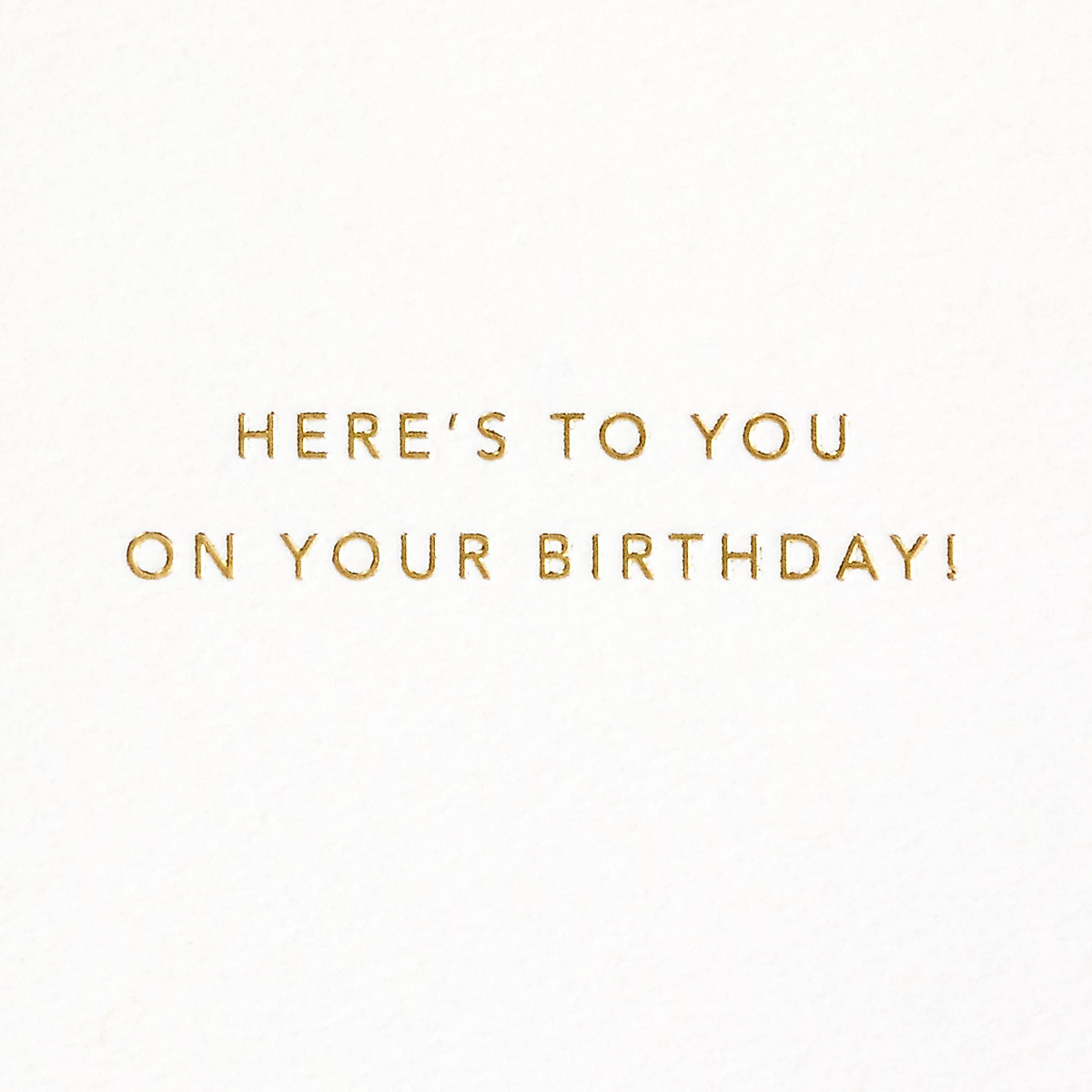 Hallmark Signature 21st Birthday Card (Here's to You)