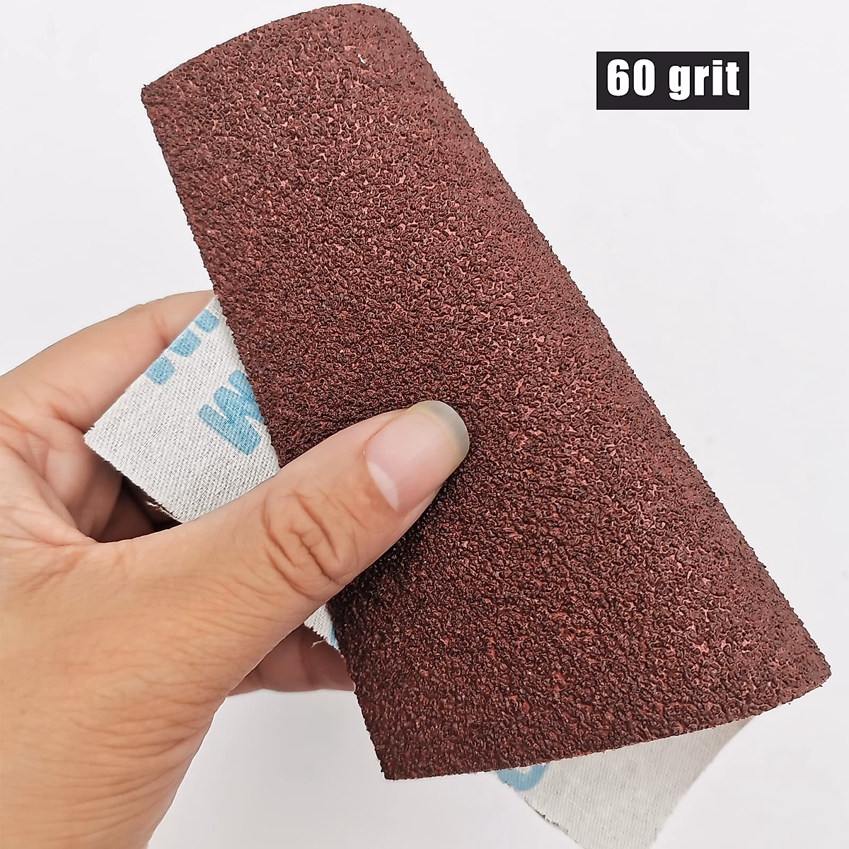 1/4 Sheet Sandpaper 4.5 x 5.5 Inch, Wet Dry Sand Paper, 30Pcs Sanding Sheets for Palm Sanders Hand Sanding Blocks on Woodworking, Metal, Primers, Automotive Paint, Detail Polishing (60 Grit)