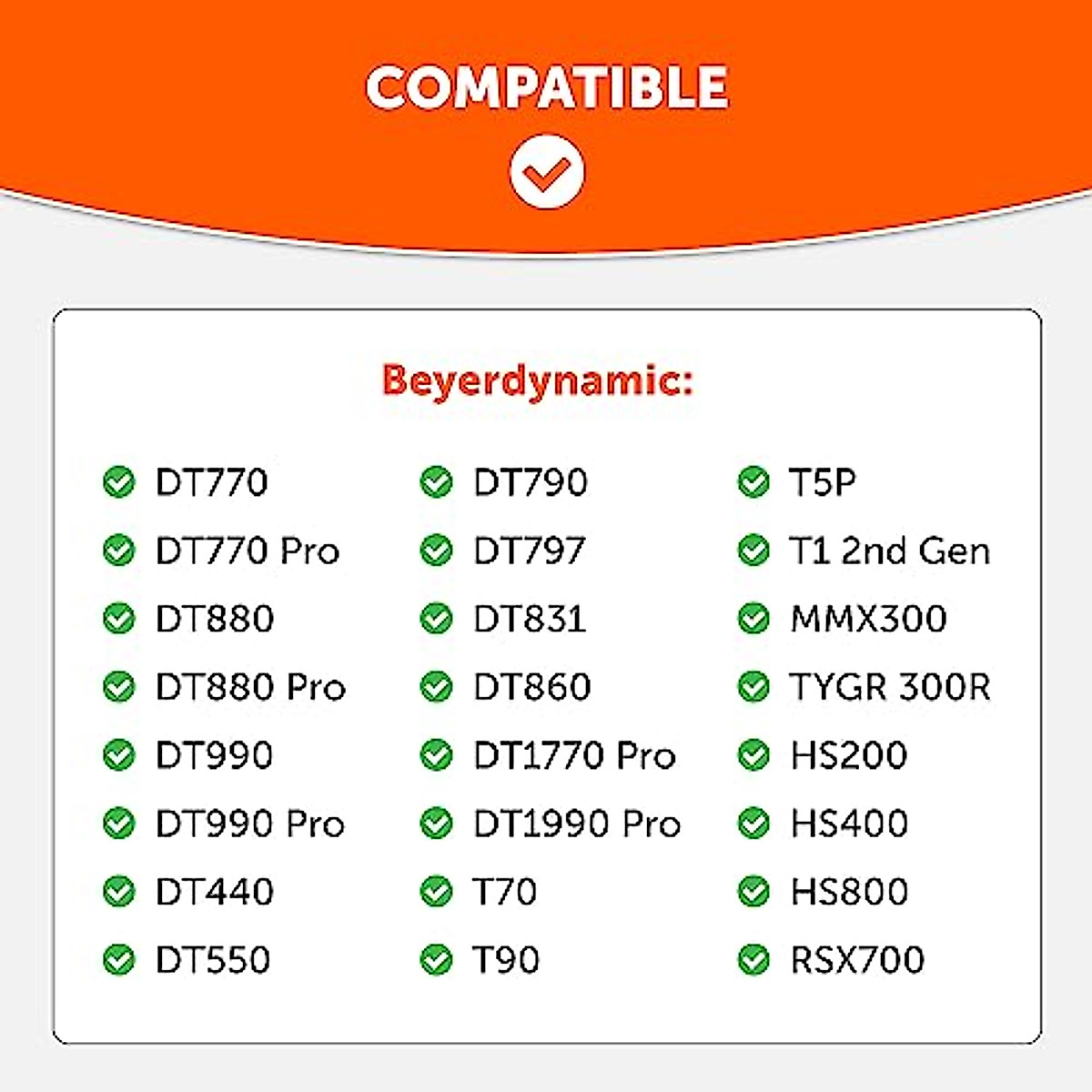 WC Freeze DT770 - Cooling Gel Ear Pads for Beyerdynamic DT770, DT990, DT880, MMX300, DT1770, DT1990 Headphones | Sport Fabric Exterior, Noise Isolation, Enhanced Foam, Cooler for Longer | Black