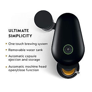 Nespresso VertuoPlus Coffee and Espresso Maker by Breville Aeroccino, Ink Black AND