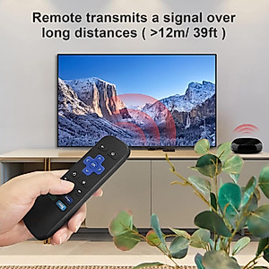 2 Pcs Replacement Remote Control Compatible for Roku Premlere, for Roku Box,for Roku Express,for Roku HD/XD/XDS/LT, for Roku 1/2/3/4 Remote Only【Not for Roku Stick and Not for Roku TV】