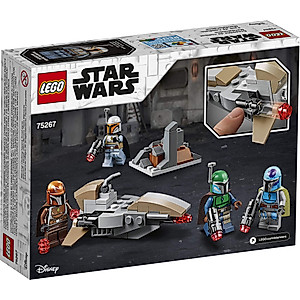 LEGO Star Wars Mandalorian Battle Pack 75267 Mandalorian Shock Troopers and Speeder Bike Building Kit; Great Gift Idea for Any Fan of Star Wars: The Mandalorian TV Series (102 Pieces)