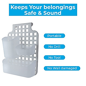 Blue Canyon 2 Tier Over Cabinet Basket, Over Door Cabinet Organiser Kitchen Storage, No Drill Bathroom Shelf, Non-Rusting Storage Shelves, Over Cabinet Storage, Over Cabinet Door Storage