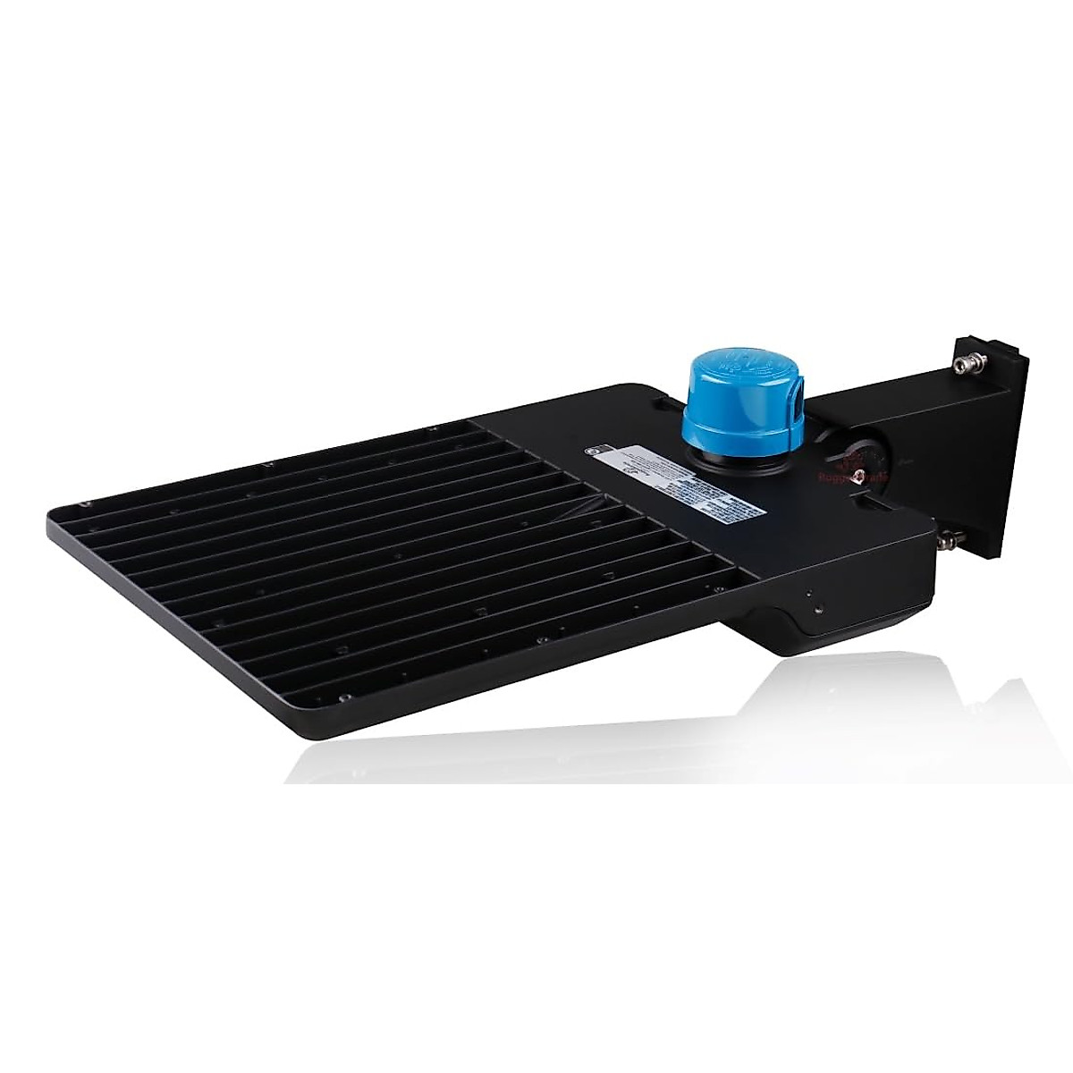 RuggedGrade 300W - Revati II Series LED Parking Lot Light with Photocell - 43,200 Lumen - Color Selectable 3K/4K/5K - Arm Mount - Black