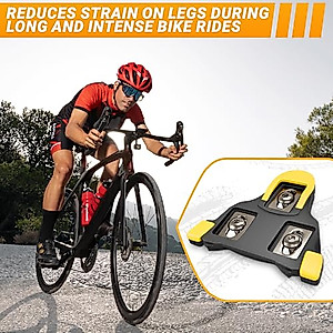 Baidell Bike Cleats, 6 Degree Float Compatible Shimano SPD-SL Cleats, Cycling Pedals Cleat, Road Bicycle Cleat Set, Indoor Clip for Specialized Peloton Shoes Women — SPD SL Cleats Bike Shoes for Men