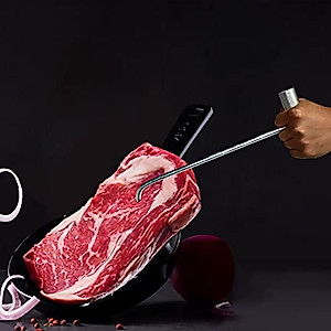 OK5STAR 12 Inch Long Stainless Steel Meat Hook 2 PCS, T Shaped Handle Hay Hooks Boning Hooks for Butcher Kitchen Restaurant Tool BBQ Accessories