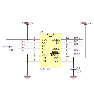 3.5 inch SPI Serial Port TFT LCD Display Module LCD Touch Screen ILI9488_ 6 1 Drive 320 * 480