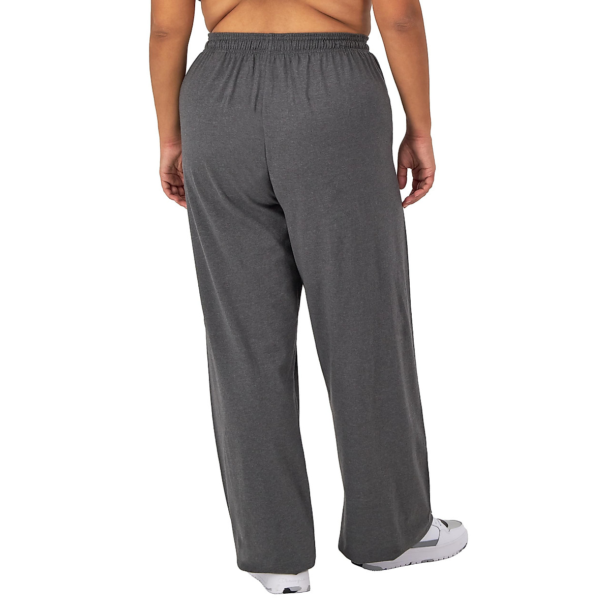Champion, Lightweight Lounge, Comfortable Jersey Pants for Women, 31.5" (Plus Size Available), Granite Heather, XX-Large