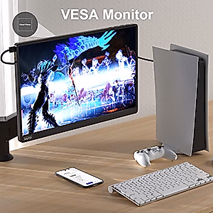 NIUTO Portable Monitor for Laptop 15.6 inch 1080p IPS 72 sRGB FHD 1920x1080 HDMI or USB C Computer VESA Display Travel Screen for MAC Mini MacBook Andriod Phone Xbox ps5 steam Deck Switch Monitor