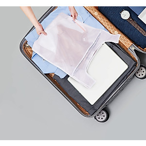 Mesh Laundry Bag Hanging Laundry Hamper Travel Laundry Bag, Machine Washable Dirty Clothes Organizer with Handles,Collapsible Clothes Bag for Travel, Campand Fitness beach