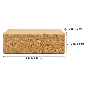 Cork Yoga Block Natural Yoga Block Yoga Accessory Yoga Training Brick Yoga Resistance Bricks Training Tool Fitness Training Yoga Block Yoga Used Brick Yoga Tool Yoga Supply