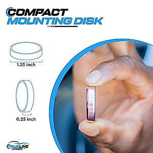 TRUE LINE Automotive Magnetic Phone Mount for Car - Magnetic Car Phone Holder - Magnet Phone Holder for Car, Magnetic Phone Mount for Car, Magnetic Phone Holder with Silicone Pad (Pink)