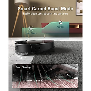 VIOMI V3 Max Robot Vacuum and Mop Combo with Smart Mapping Technology, 2700Pa Robot Vacuum Cleaner Work 300mins with Alexa/Google, Lidar Navigation Robotic Vacuums Cleaner for Pet Hair, Carpets,Floor
