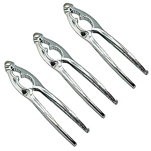 Culinary Elements Stainless Steel Lobster Cracker, Seafood and Nut Cracker Tool: Reusable, Heavy Duty & Dishwasher Safe (3 Pack)