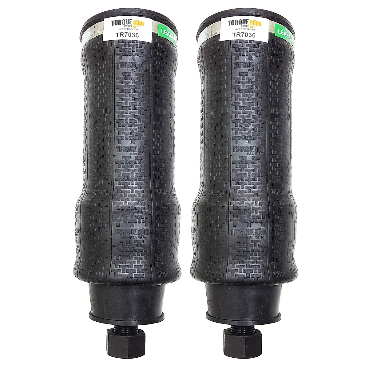 2 pack of TORQUE Cab Sleeper Air Spring Bag for Select Peterbilt 379 Trucks (Replaces Firestone 7036, W02-358-7036, Peterbilt T81-6002, 29-03200, T81-6000) (2 x TR7036)