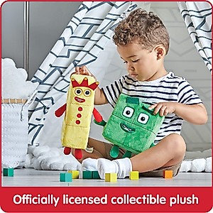 hand2mind Numberblocks Three and Four Playful Pals, Small Plush Figure Toys, Cute Plushies, Stuffed Toys, Preschool Number Toys, Math Learning Toys, Toddler Imaginative Play, Birthday Gifts for Kids