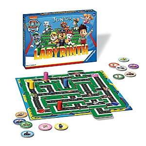 Ravensburger PAW Patrol Labyrinth Junior Game | Engaging Brain Teaser for Kids Ages 4 and Up | Classic Moving Maze Puzzle Game | Featuring Beloved PAW Patrol Characters