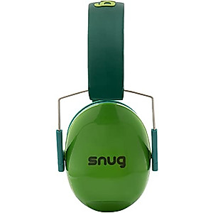 Snug Kids Ear Protection - Noise Cancelling Sound Proof Earmuffs/Headphones for Toddlers, Children & Adults (Green)