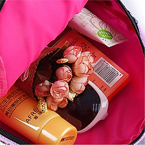 Suerico Rabbit Backpack Cute Kids Toddler Backpack Plush Toy Backpack Snack Travel Bag Pre-School Bags for Girls 1-5Years (Pink)