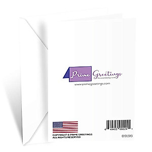Happy 95th Birthday Greeting Card | Made in America | Eco-Friendly | Thick Card Stock with Premium Envelope 5in x 7.75in | Packaged in Protective Mailer | Prime Greetings
