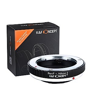 K&F Concept Lens Mount Adapter Compatible with Olympus Pen-F Lens to Nikon 1 Series Camera
