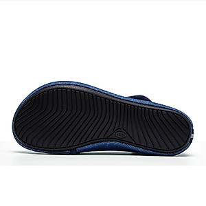 Racqua Kids Water Shoes Boys Swim Surf Sports Shoes Barefoot Quick-Dry Lightweight Aqua Socks Girls Pool Beach Yoga Shoes Little Kid Blue Dinosaur 1-2