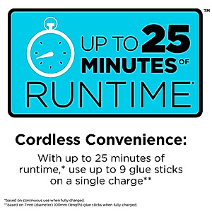 BLACK+DECKER 4V MAX Cordless Glue Gun, USB Rechargeable (BCGL115FF)