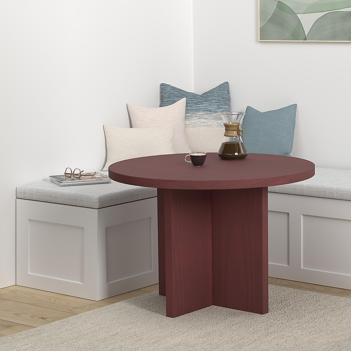 Lorell Prominence Round Laminate Conference Table