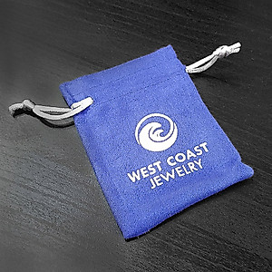 West Coast Jewelry Sterling Silver Red Cubic Zirconia Wine Glass Charm