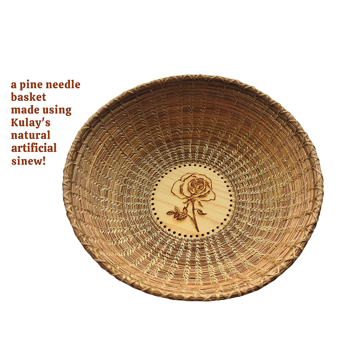 Kulay Artificial Deer Sinew Natural Waxed Flat Polyester Thread for Beading, Leather, Tie-dye Crafts and Sewing, Natural Sinue (5-Ply, 300 Yards or 900 Feet)